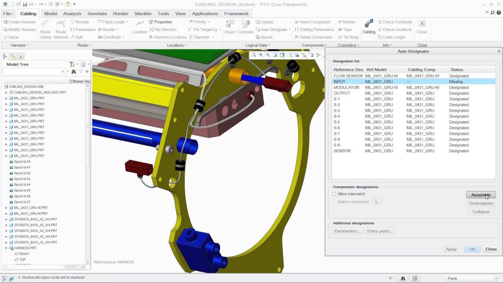 Creo Parametric - Piping and Cabling Extension - PCX